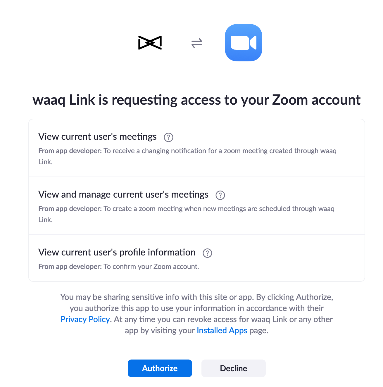 Zoom integration (English) | 日程調整に役立つ情報メディア waaq BLOG